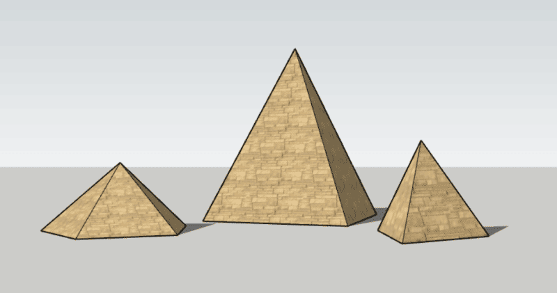 Tuto SketchUp : Comment faire une pyramide dans SketchUp